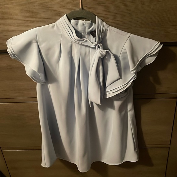 Gracia | Tops | Gracia Blouse Baby Blue | Poshmark